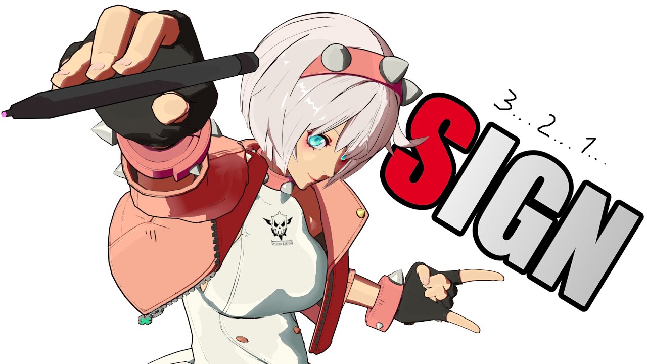 Elphelt signs a weird contract (Guilty Gear Animation) - YouTube