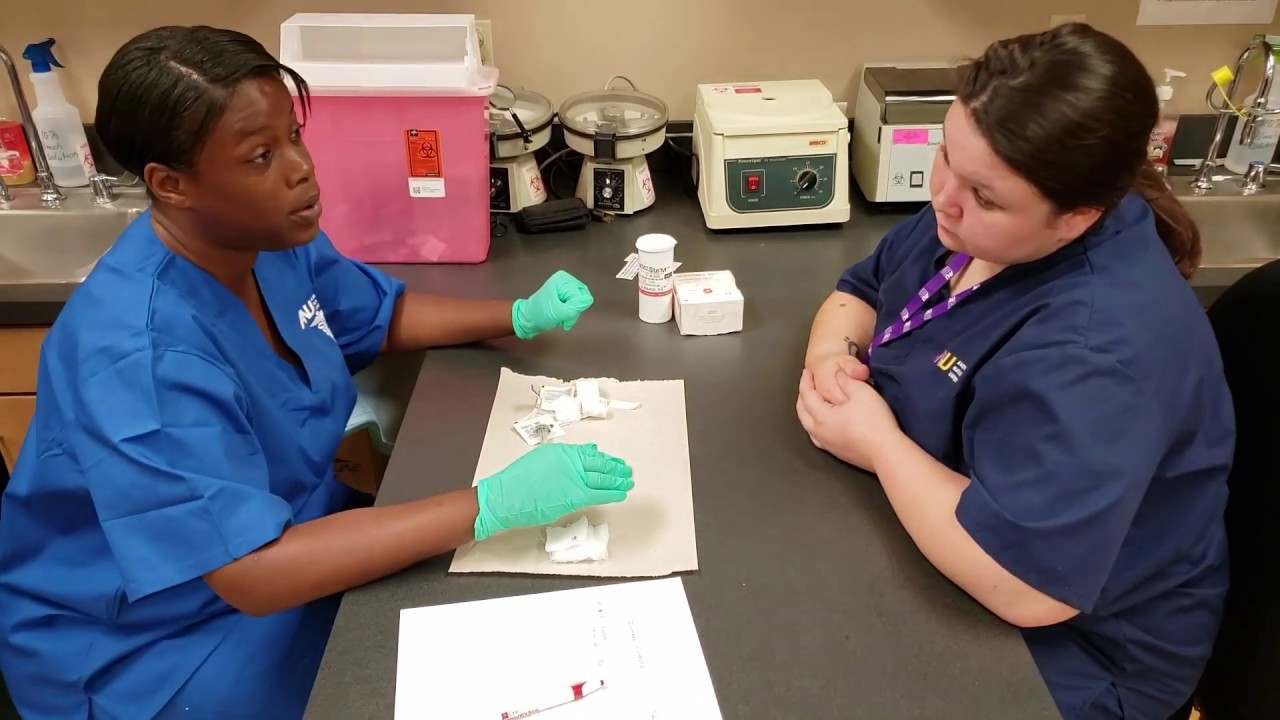 ANU Medical Assisting Skills - Hemoglobin Test - YouTube