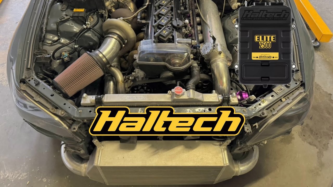 One spicy 2JZ on a big turbo and Haltech ECU gets dyno tuned and finally wakes up! - YouTube