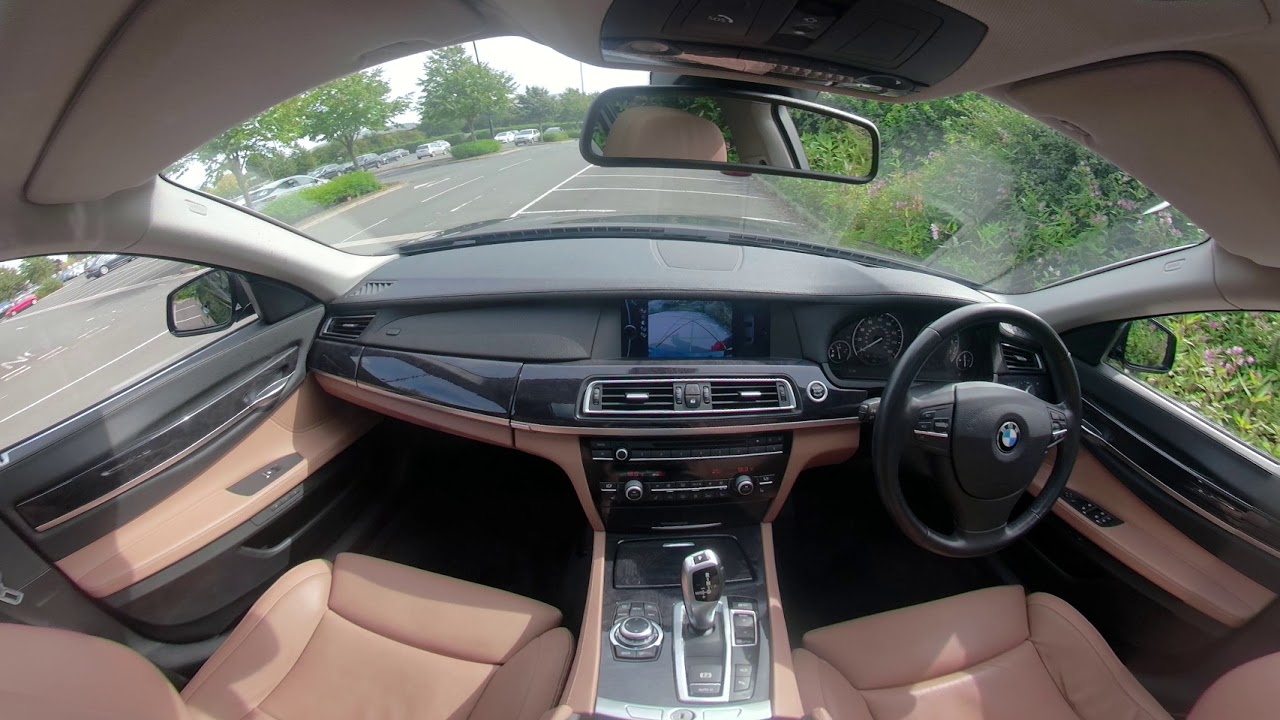 360° All Round Front Interior View of a 2009 BMW 7 Series 4 4 750Li LWB ...
