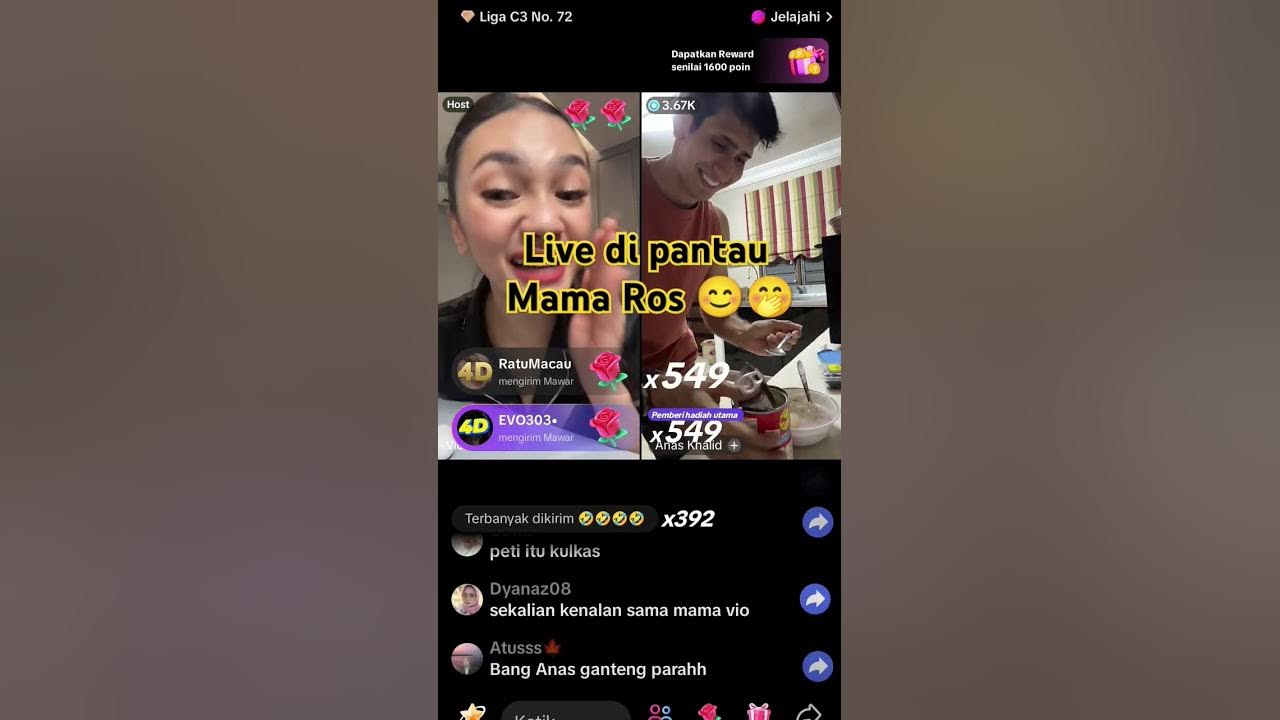 #Kk vio &bang Anas di pantau mama Ros 🤭🤣 - YouTube