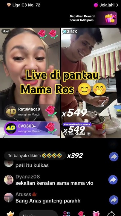 #Kk vio &bang Anas di pantau mama Ros 🤭🤣 - YouTube