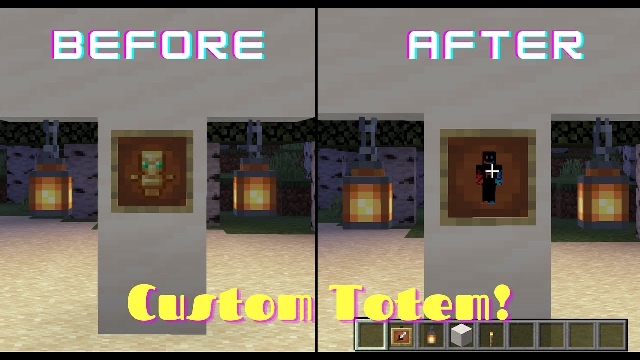 HOW TO GET A CUSTOM TOTEM OF UNDYING TEXTURE (Minecraft 1.19+) - YouTube