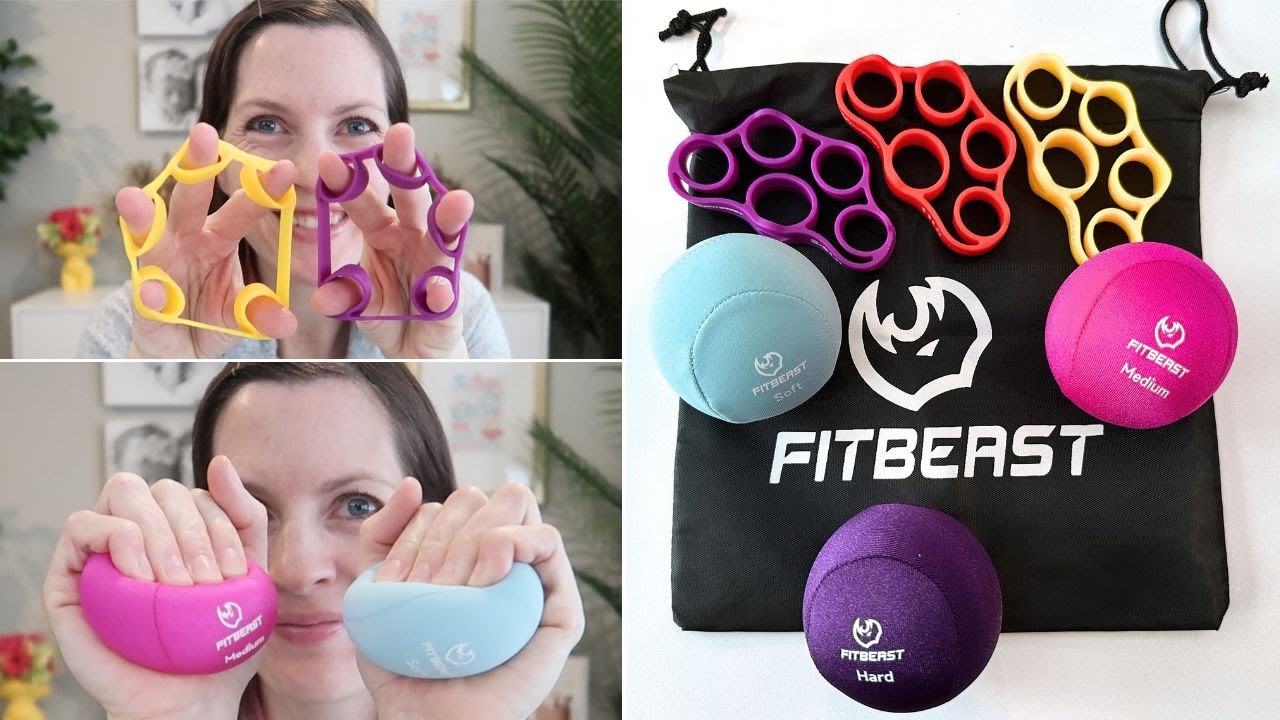 Finger + Grip Strengthening | FitBeast Hand Flex Power Kit Demo ...