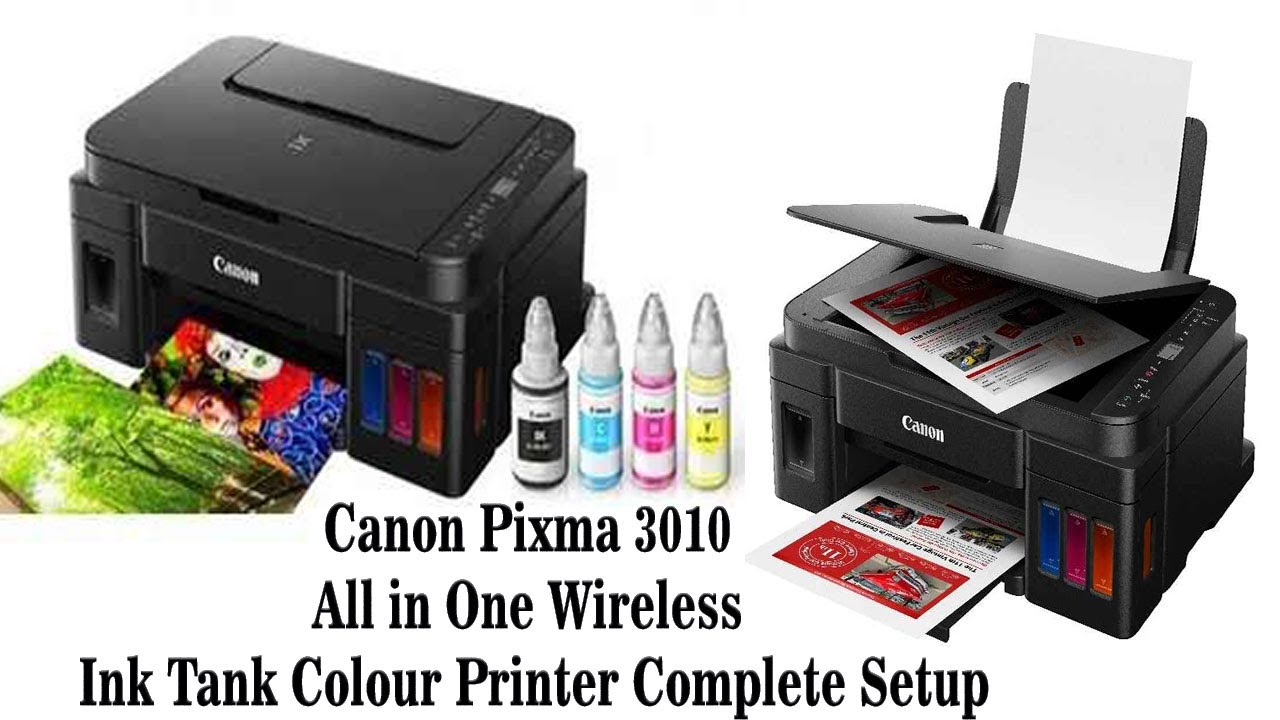 Canon Pixma 3010 Printer | ALL in One Wireless | Ink Tank Colour ...