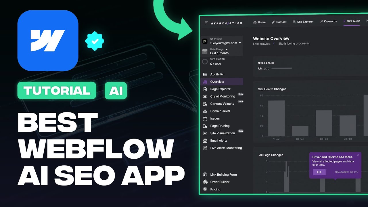 Best AI Webflow SEO App - How to SEO Optimize Webflow Website - YouTube