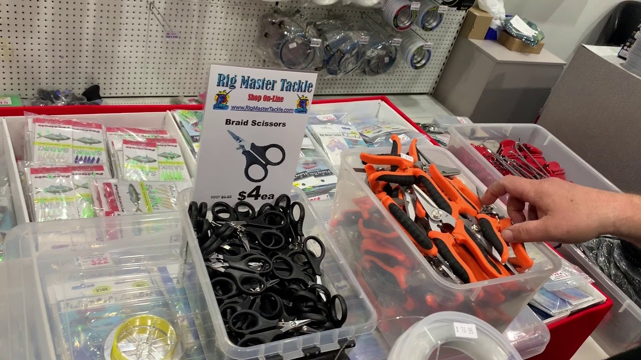 $4 Braid Scissors Rig Master Tackle - YouTube