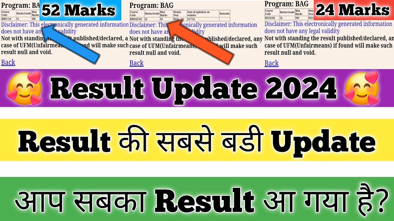 IGNOU Result Update 2024 IGNOU Result Update June 2024 Result की सबसे ...