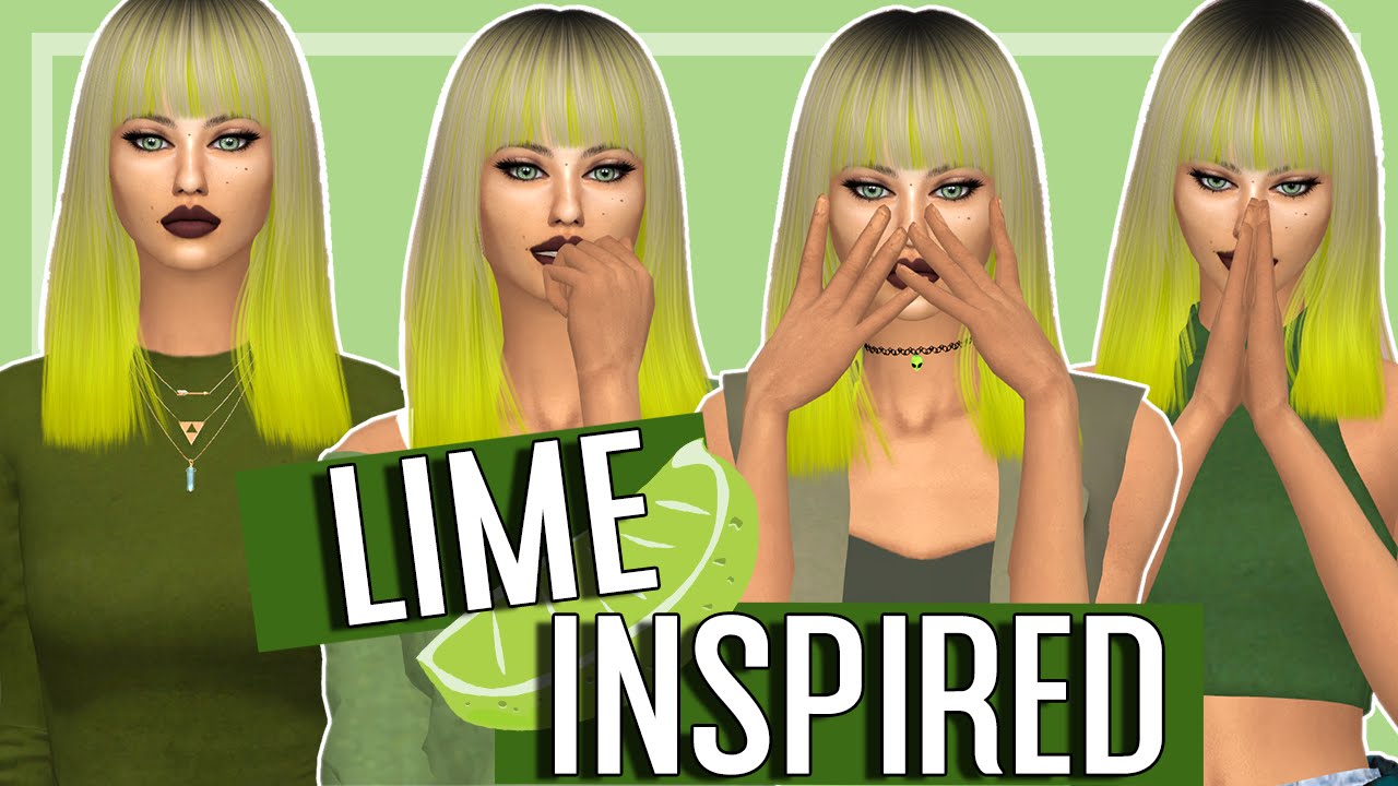 Sims 4: Create a Sim - Lime (Feat. PixelatedSimmer) - YouTube