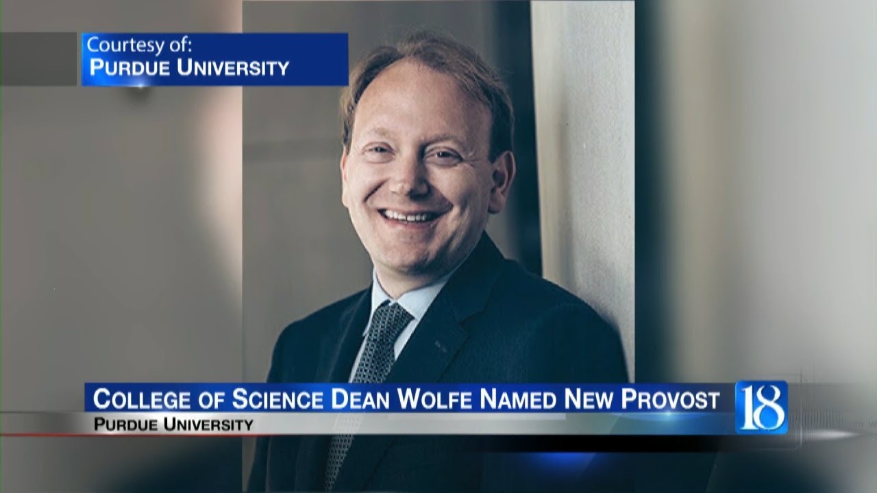 College of Science Dean Wolfe named new Provost - YouTube