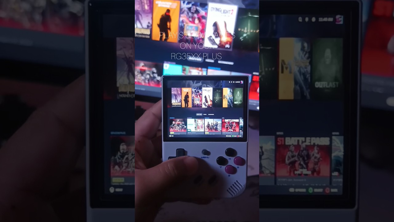 Play Steam Games on your RG35XX PLUS #rg35xxplus - YouTube