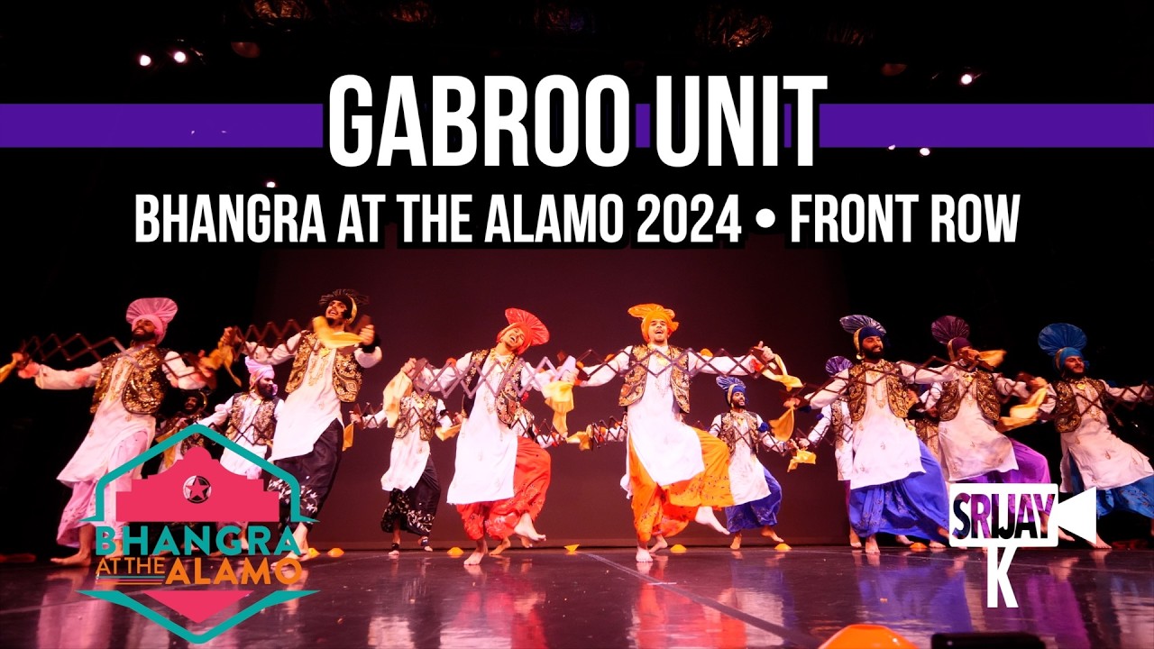 Gabroo Unit | Bhangra at the Alamo 2024 [Front Row] - YouTube