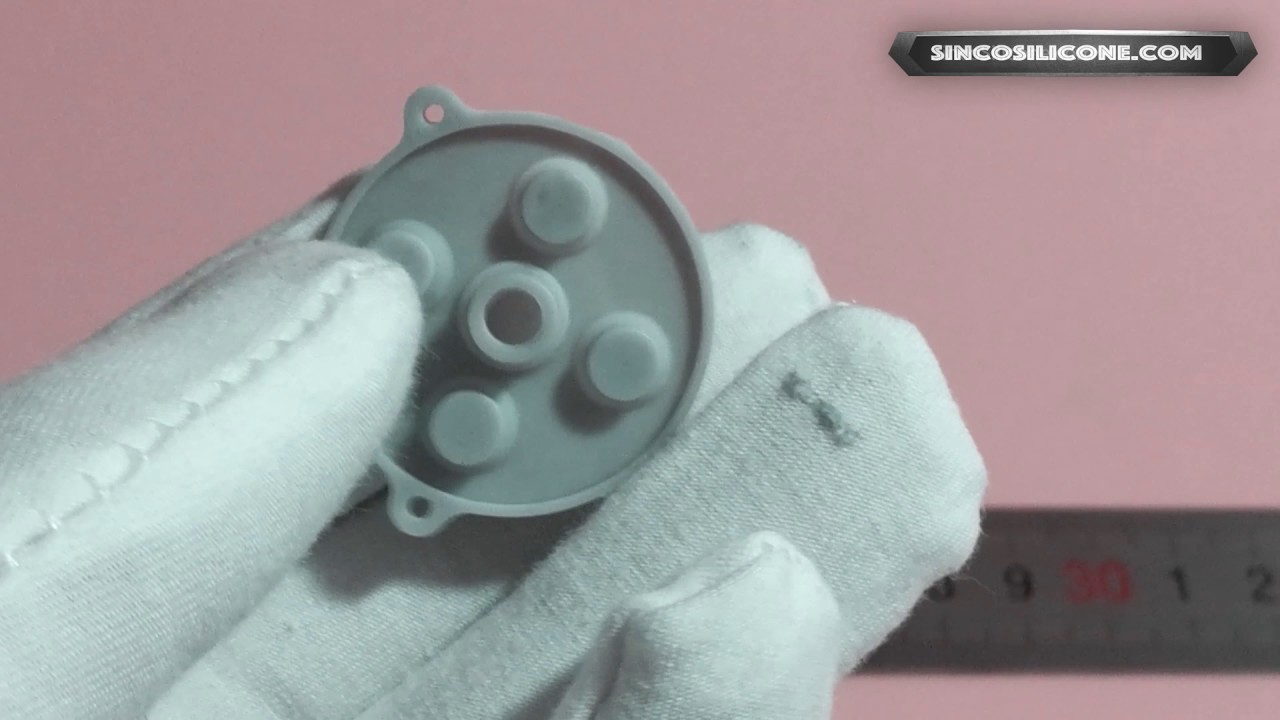 conductive silicone rubber button / silicone buttons for electronics ...