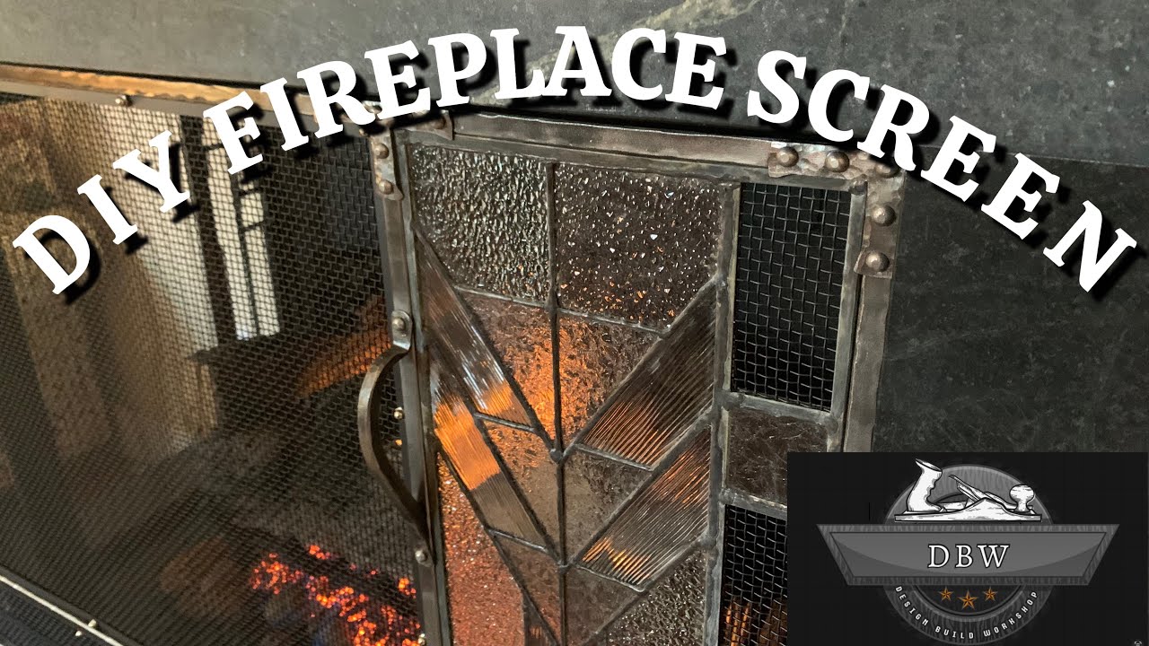 DIY Fireplace Screen, Design & Build - YouTube