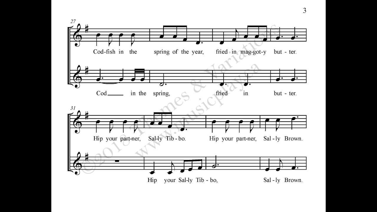 I'se the B'y - Canadian Folk Songs for Young Voices Vol. 1 - YouTube