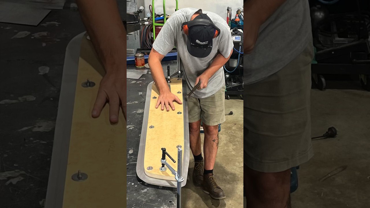 Hammer Forming Custom Fender Skirts - 1950 BUICK - YouTube