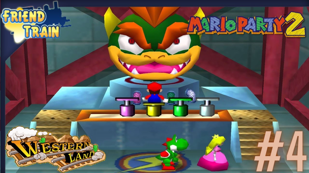 Friend Train Plays - Mario Party 2 - Western Land (Part 4) - YouTube