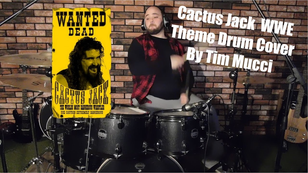 WWE - Cactus jack Theme drum cover - YouTube