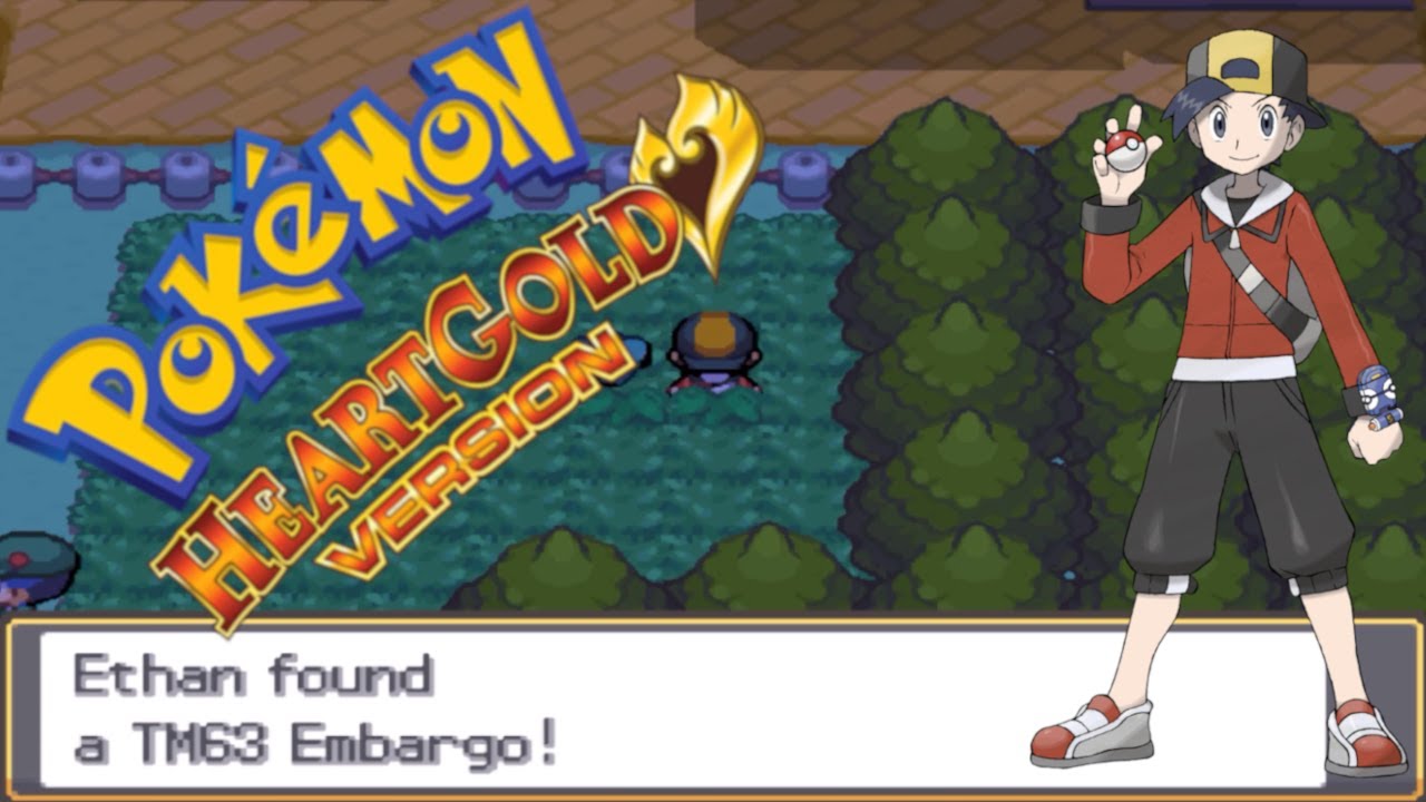 Where to Find TM63 Embargo in Pokemon Heart Gold - YouTube