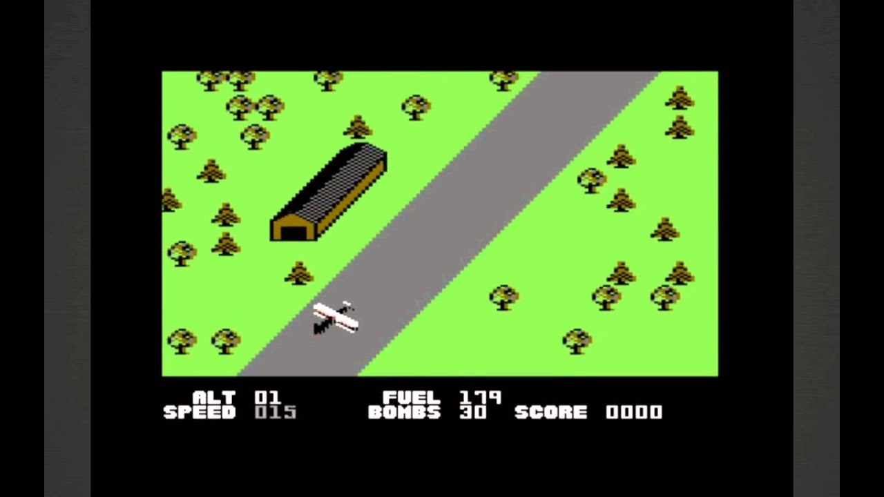 Blue Max Gameplay C64 - YouTube