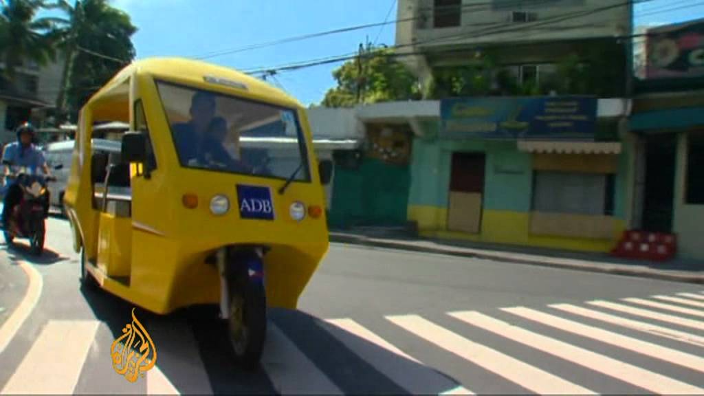 Philippines moves to green transportation - YouTube