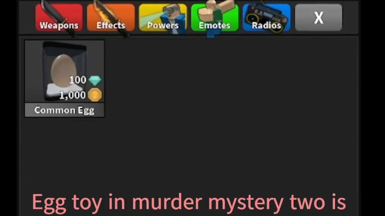 MM2 | Episode 7- Egg toy in murder mystery two is - YouTube