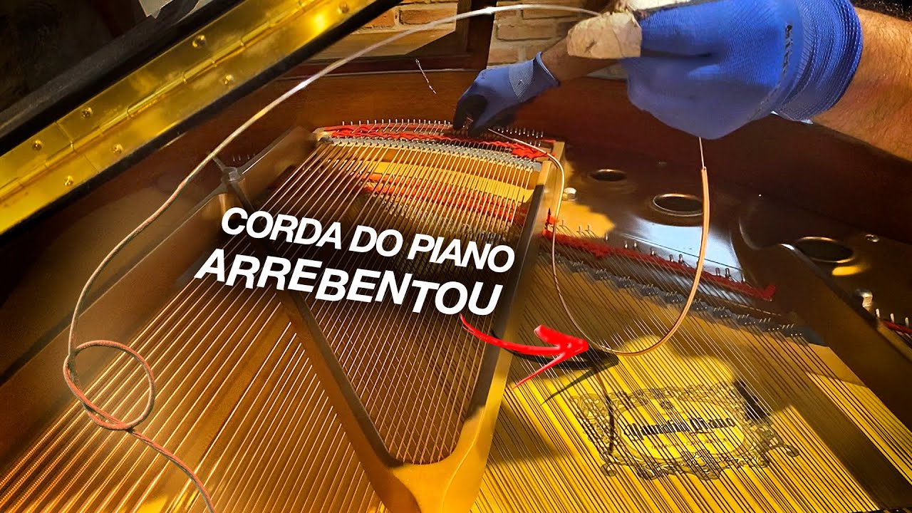 COMO É COLOCAR UMA CORDA NO PIANO - Franz Ventura - YouTube