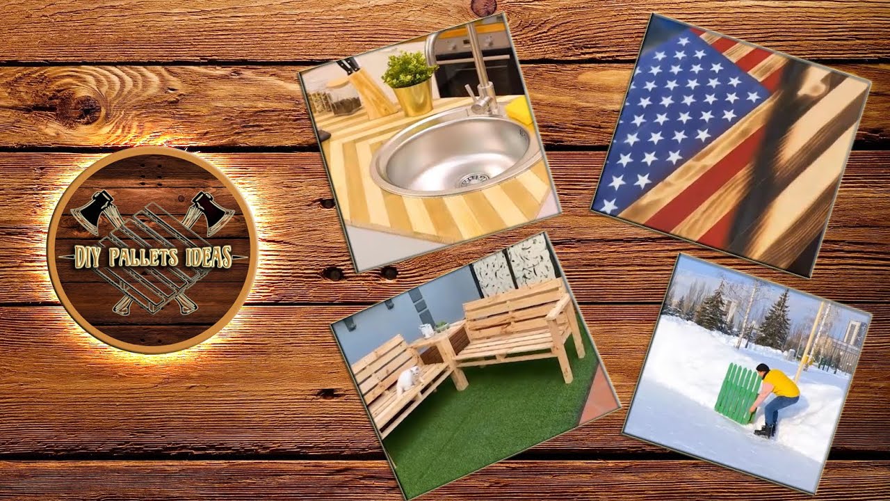 6 quick jobs with wood, creative DIY with recycled wood - YouTube