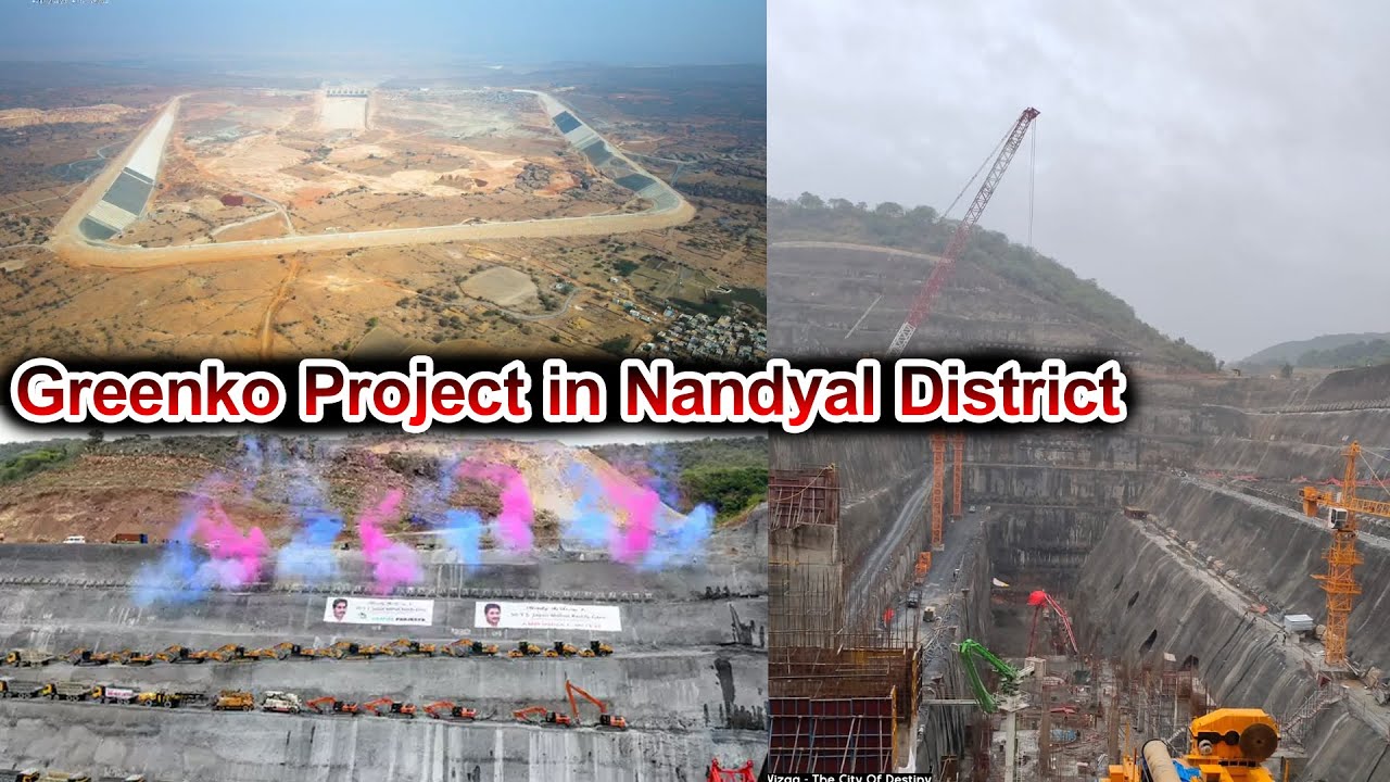 Greenko Project Drone Visuals in Nandyal District || Greenko Project in ...