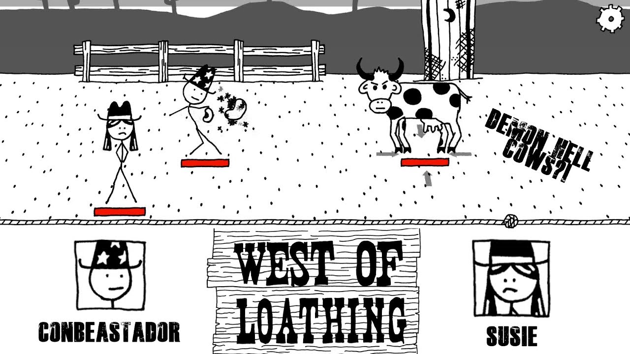 West of Loathing: DEMON HELL COWS!? - YouTube