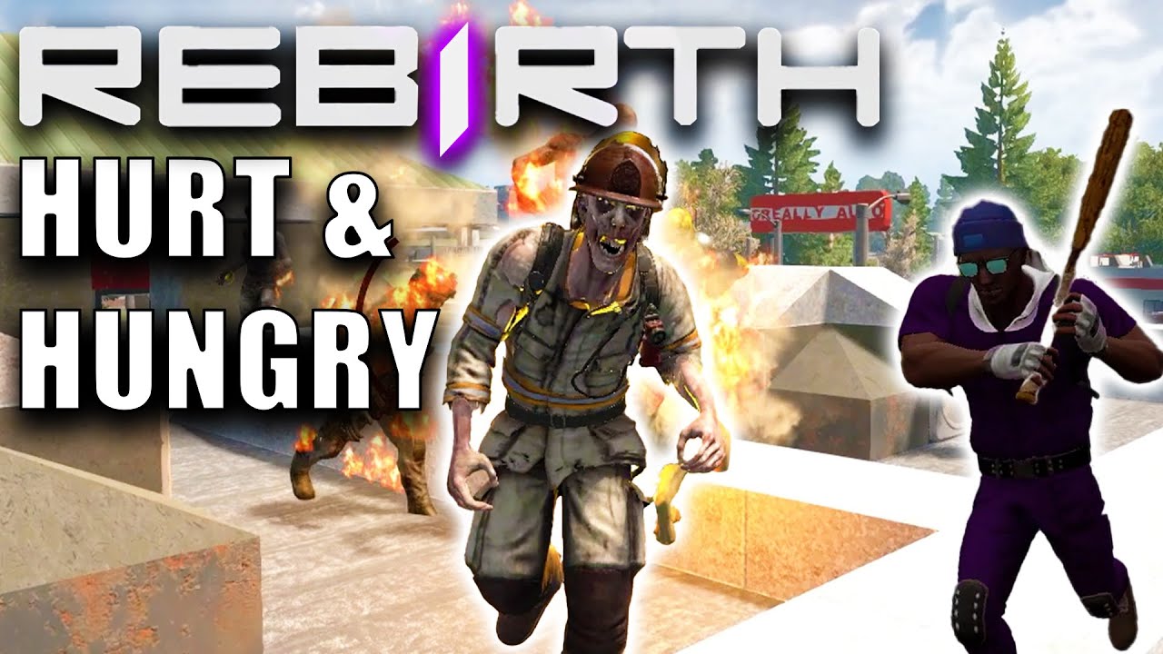Hurt & Hungry: Early Game Is TOUGH | Rebirth | 7 Days To Die - YouTube
