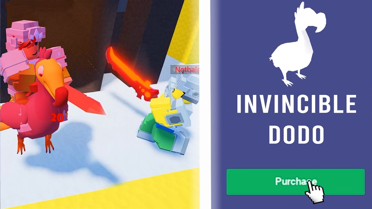 *NEW* This Glitch Makes Dodo's *INVINCIBLE* In Roblox Bedwars... - YouTube