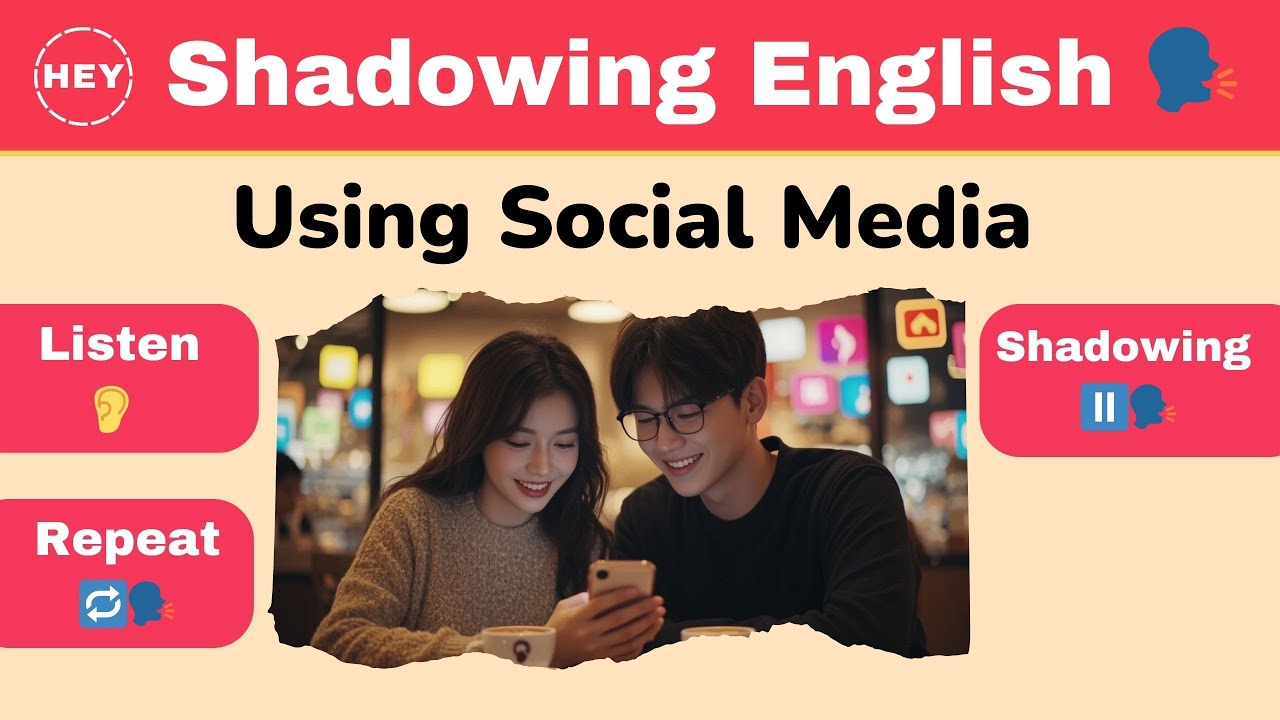 Learn English Through Shadowing | Social Media Talk | Practice Speaking ...
