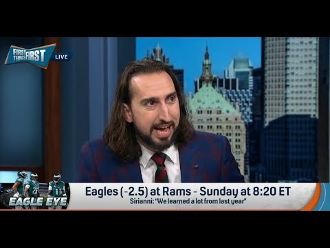 FIRST THINGS FIRST | Nick Wright STUNS, Philadelphia Eagles Will REACH ...
