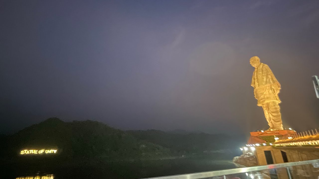 Statue of Unity Night (Light and Sound) in Kevadia near Vadodara ...