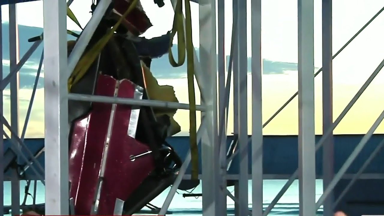 6 hurt after roller coaster derails in Daytona Beach - YouTube
