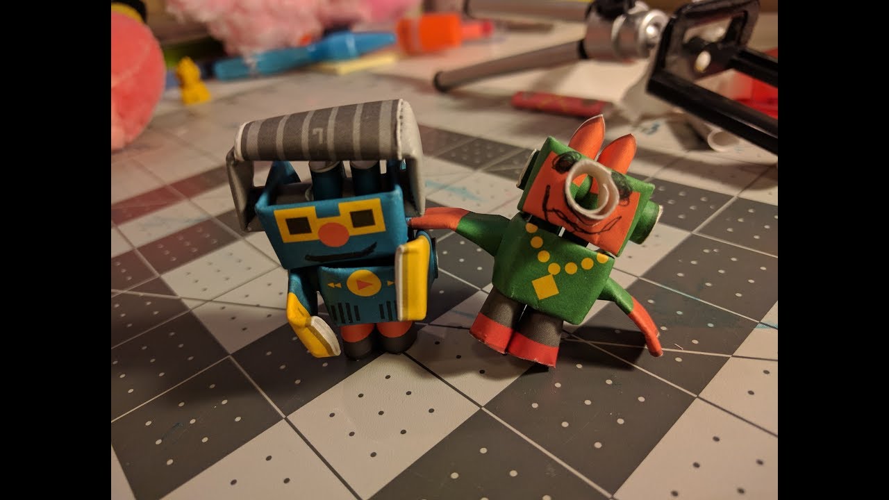 Making Japanese paper straw robots - YouTube