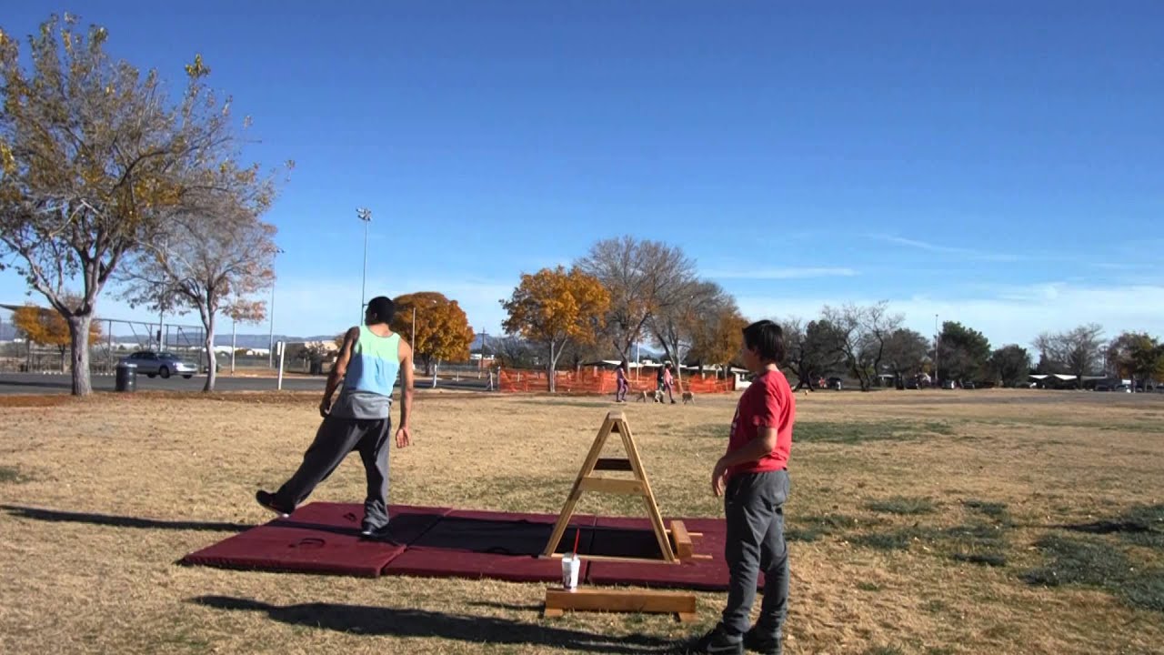 20151205 VMP Anthony side flip off vault - YouTube