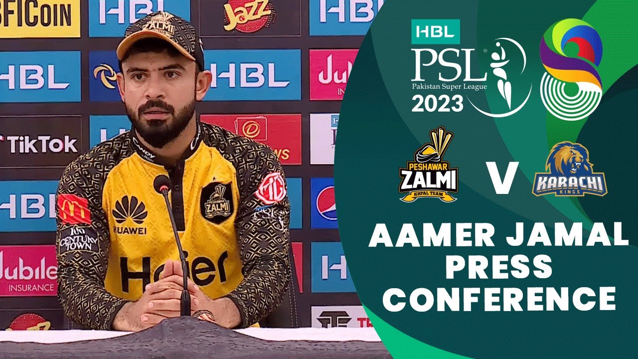 Aamer Jamal Press Conference | HBL PSL 8 - YouTube