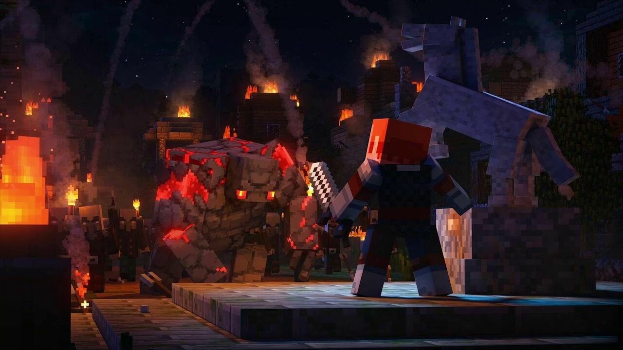 Arch Villager/Final Boss theme-Minecraft Dungeons (Extended) - YouTube