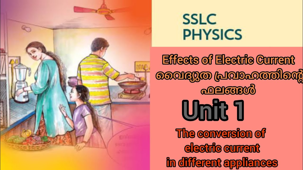 Class 10 Physics Effects of Electric Current The conversion of current ...