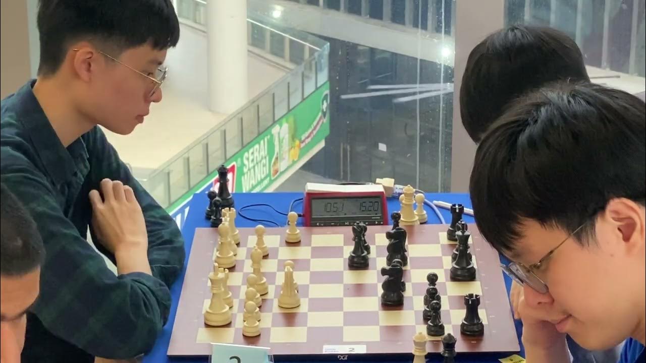Malaysian Rapid Chess Championship 2023 Rd 6 - FM Lye Lik Zhang Vs Ernest Yek Yu Zhang - YouTube