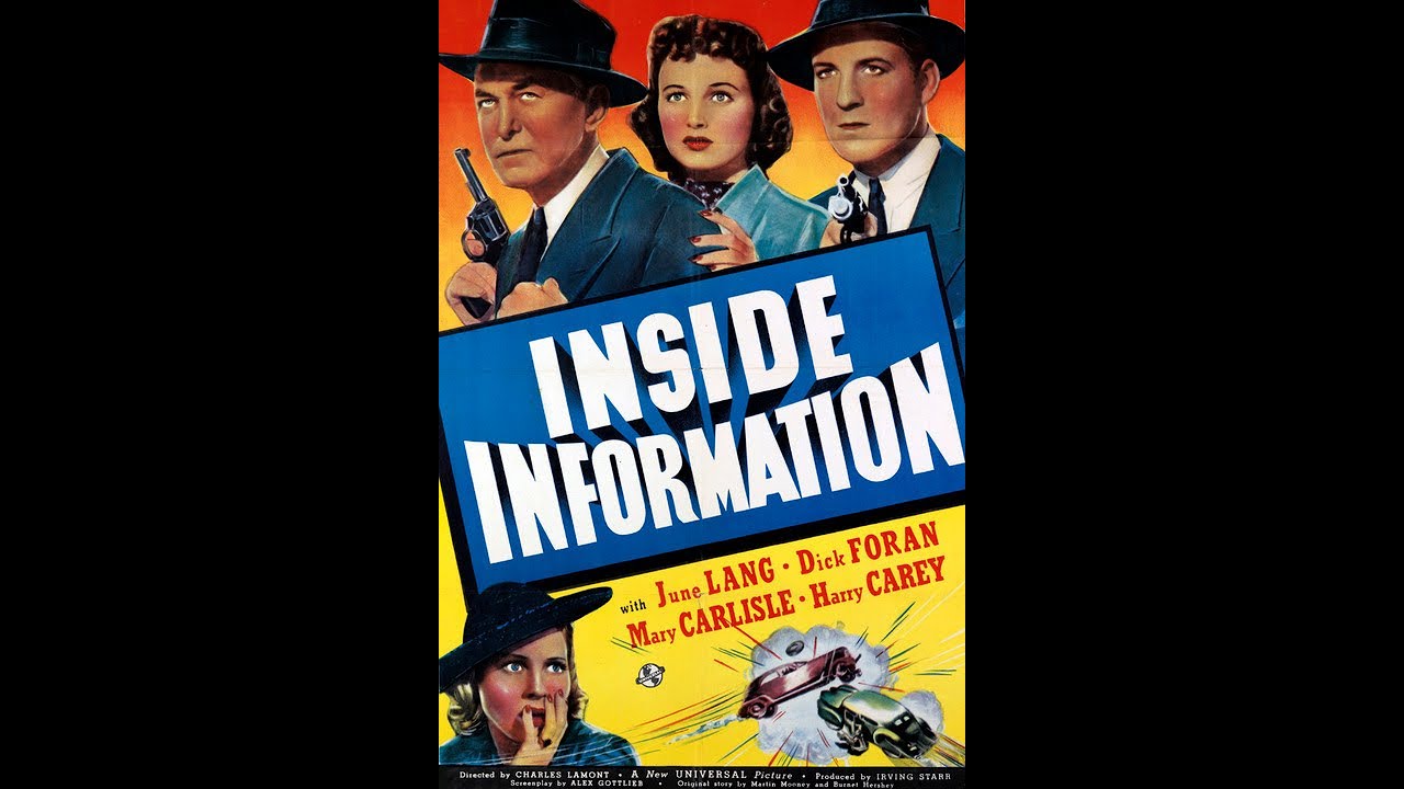 inside Information (1934) - YouTube