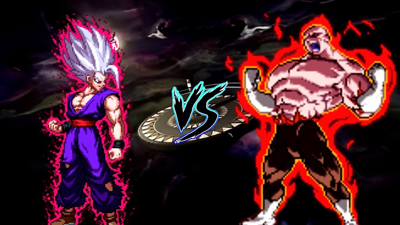 Gohan Beast V2 OP VS Jiren V2 OP (Zeed) in Mugen - YouTube