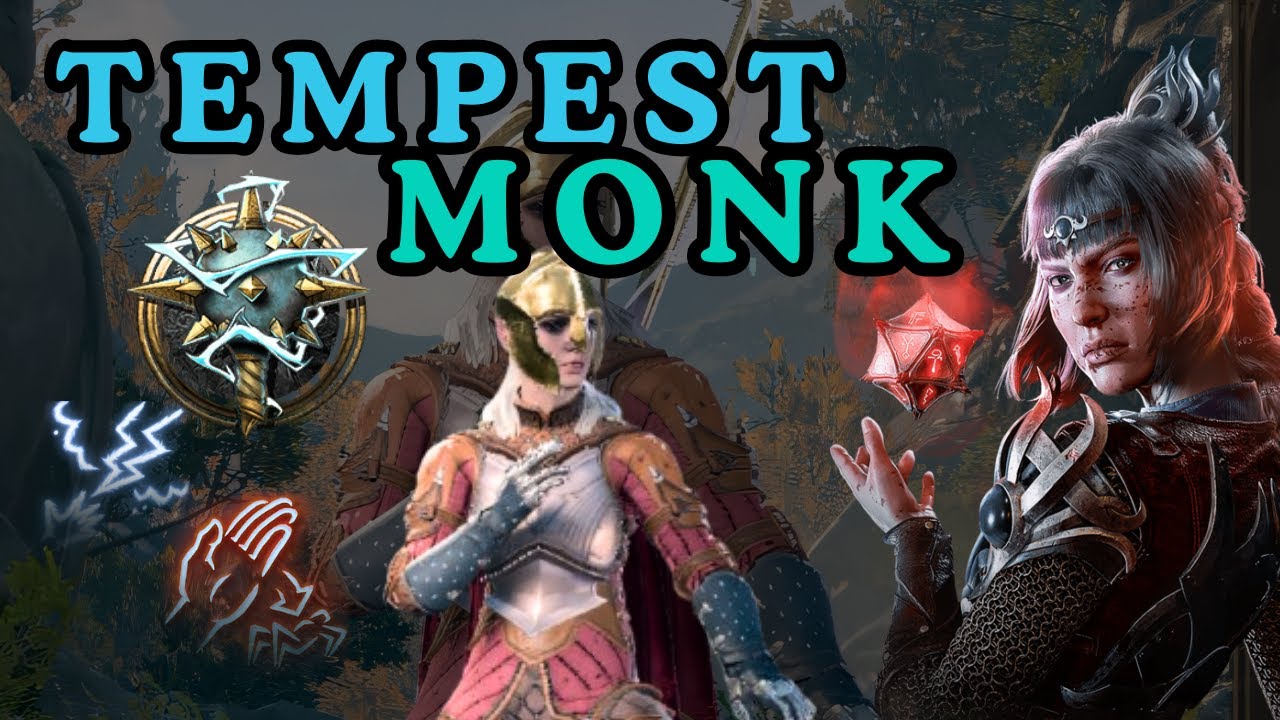 Tempest Cleric MONK Shadowheart Build Baldur's Gate 3 - YouTube