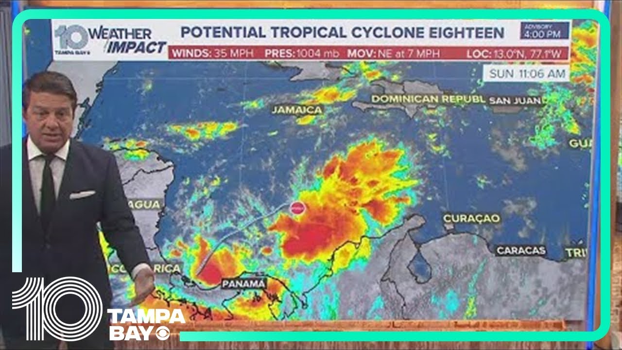 Tracking the Tropics: Potential Tropical Cyclone Eighteen forms in the ...