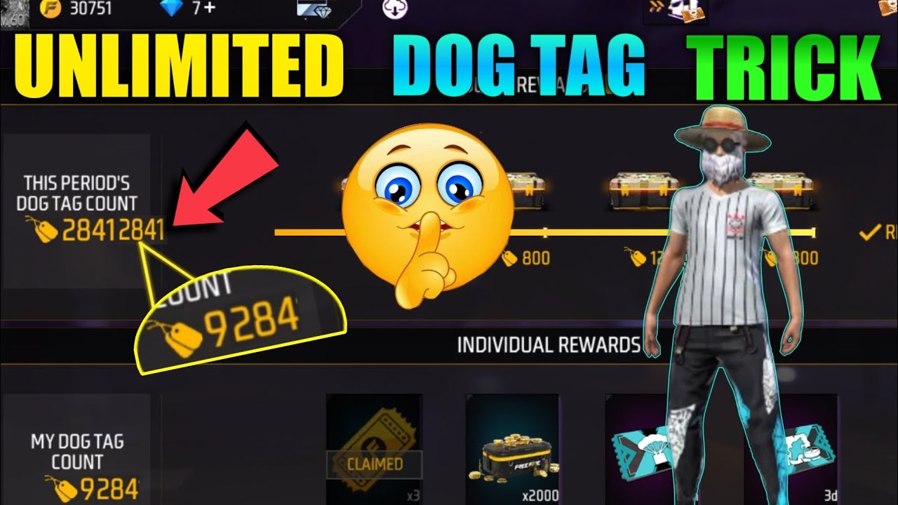 How to collect fast dog tags in free fire | How to get dog tag in free ...