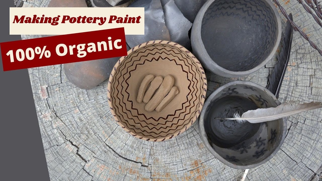 How to Make Organic Pottery Paint - YouTube