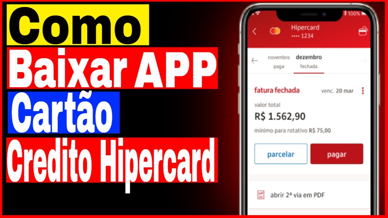 Aplicativo de Cartão de Credito Hipercard - YouTube
