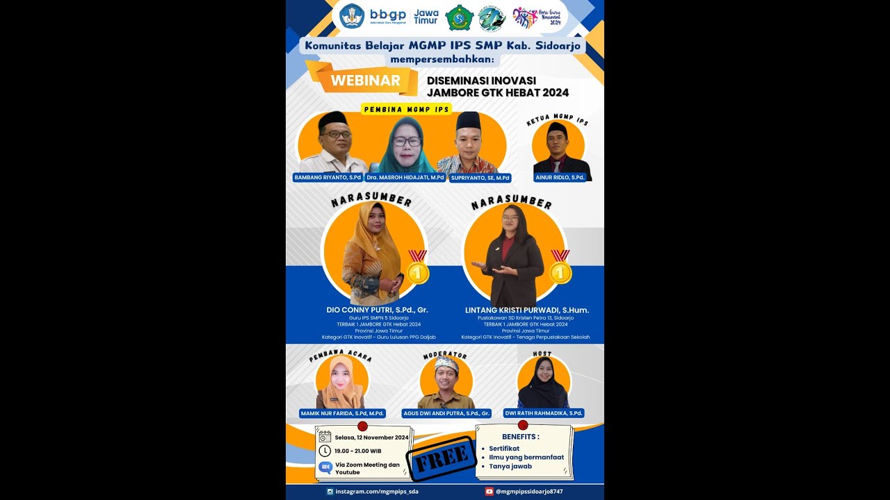 Webinar MGMP IPS SMP Sidoarjo. - YouTube